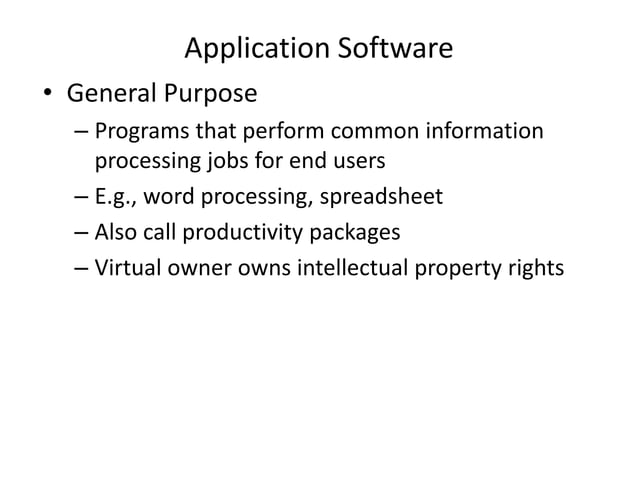 Chapter 4 computer software | PPT