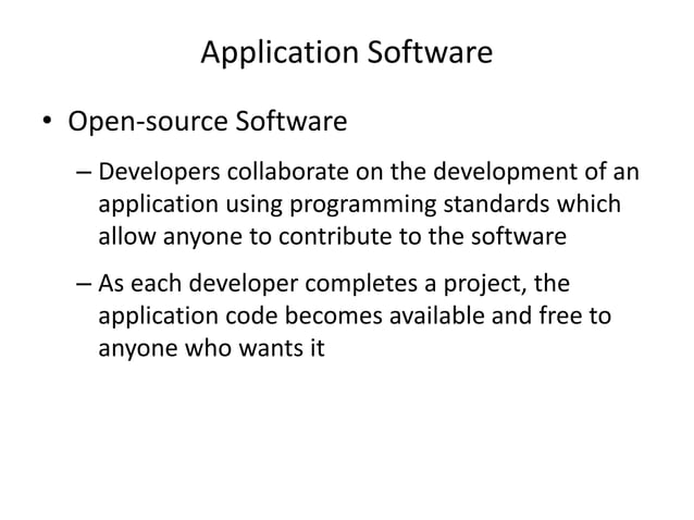 Chapter 4 computer software | PPT