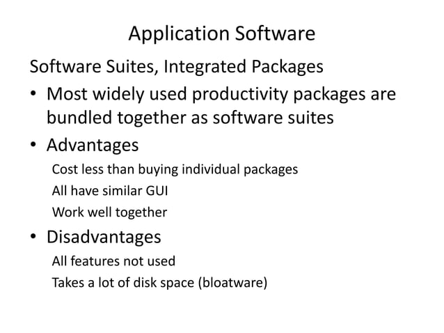 Chapter 4 computer software | PPT