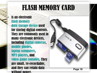 COMPUTER STORAGE | PPT