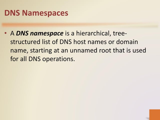 Chapter4 configuringandmanagingthednsserverrole-140520003253-phpapp01 | PPT