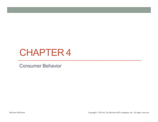 Chapter 4 consumer behavior | PPT
