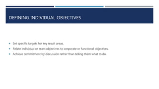 Performance Management | Defining Objectives and performance standards ...