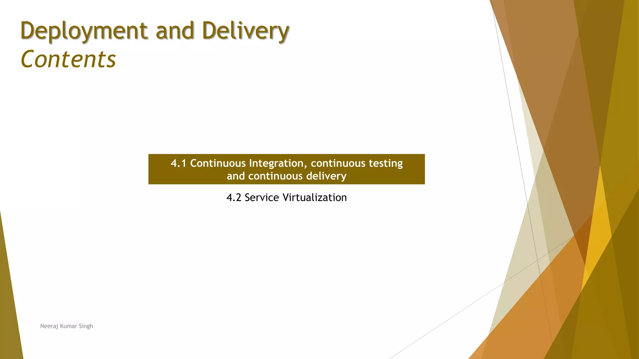 Chapter 4 - Deployment & Delivery | PPTX