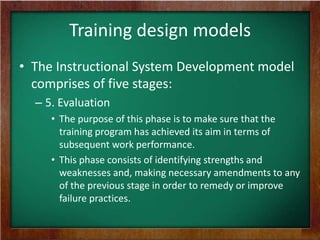 Chapter4 designingtrainingprograms-131023054454-phpapp01 | PPT