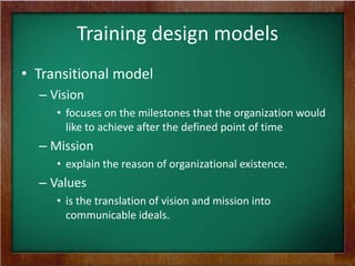 Chapter4 designingtrainingprograms-131023054454-phpapp01 | PPT