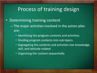 Chapter4 designingtrainingprograms-131023054454-phpapp01 | PPT