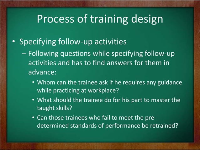 Designing Training Programs | PPTX | Education