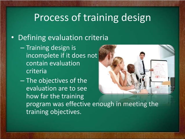 Designing Training Programs | PPT