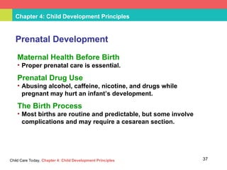 CHILD DEVELOPMENT PRINCIPLES CHAPTER 4.PPT