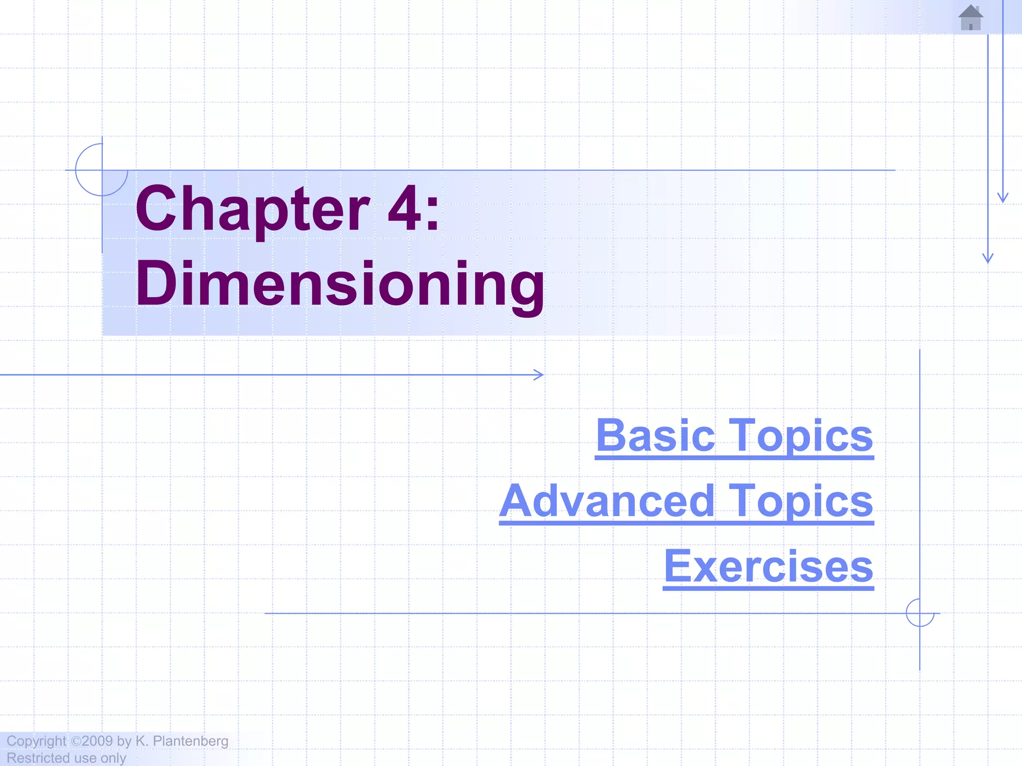 Chapter 4 dimensioning - 2010 | PPTX