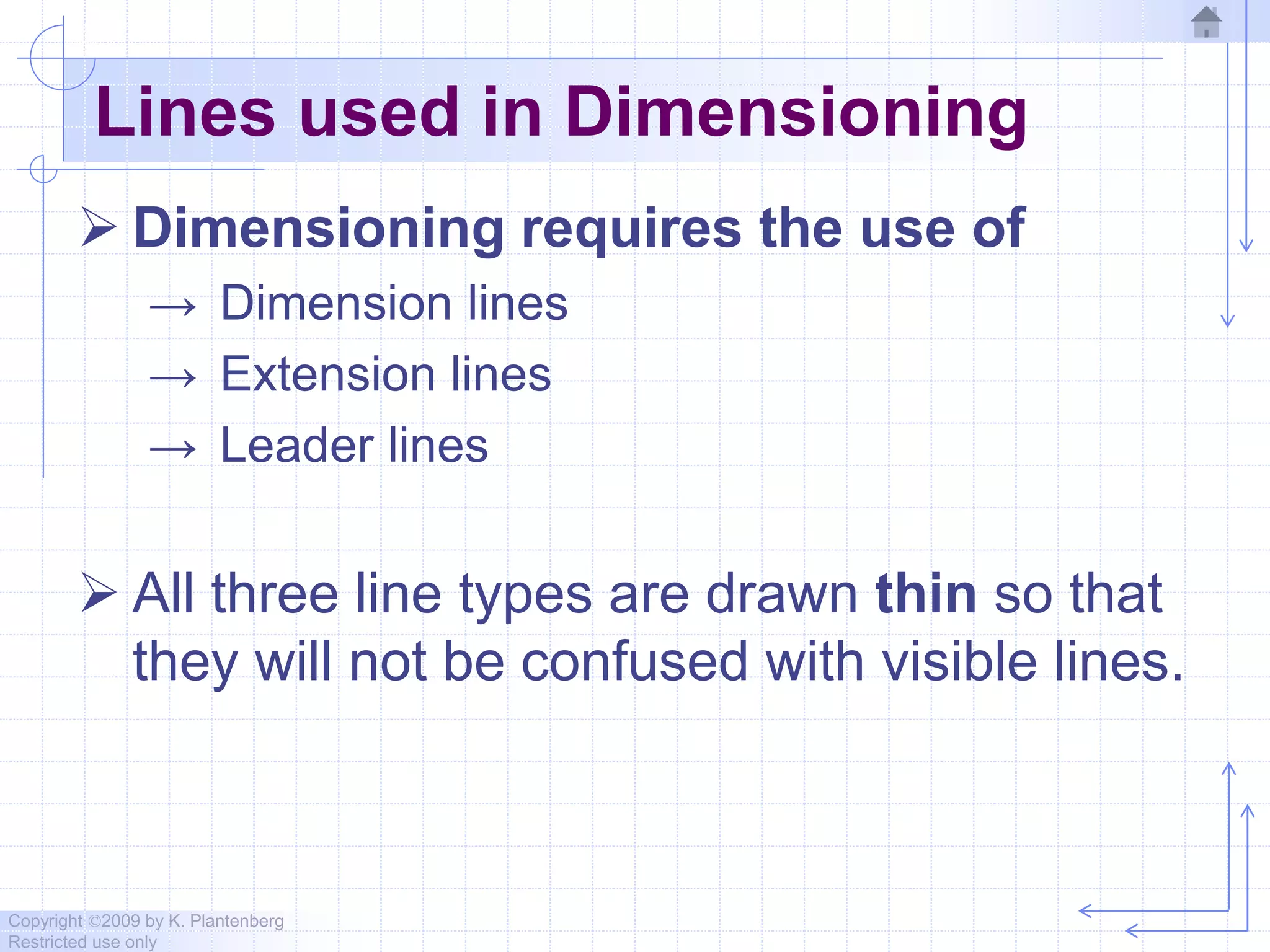 Chapter 4 dimensioning - 2010 | PPTX