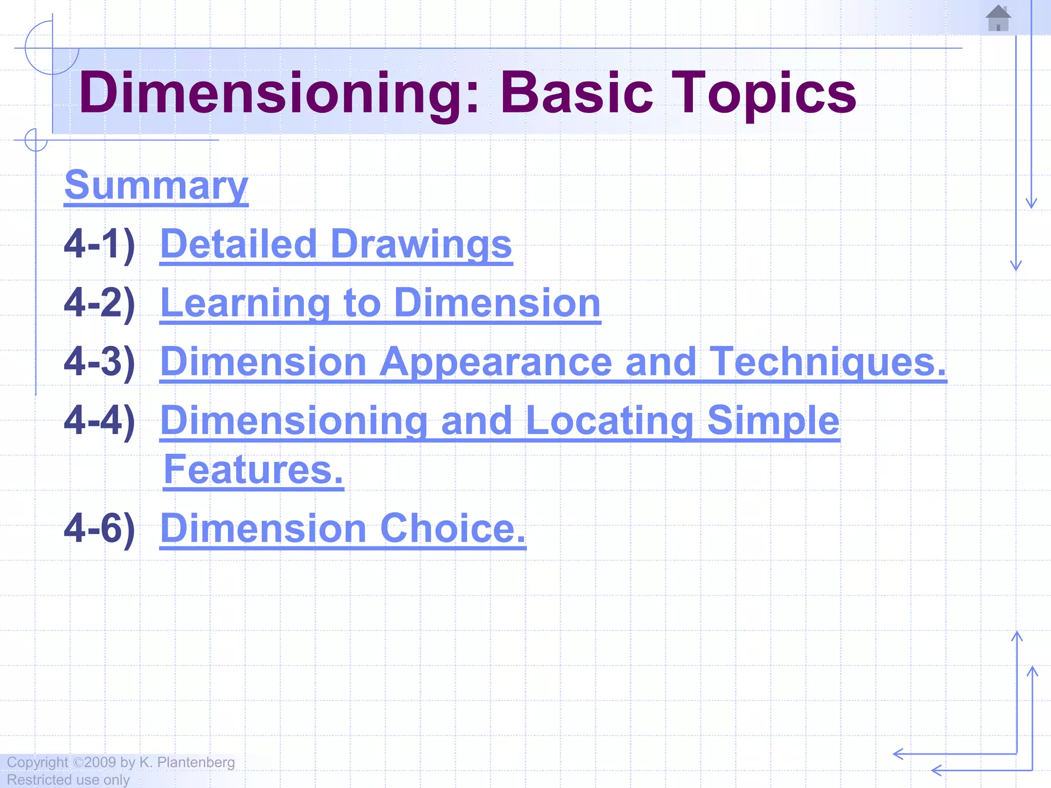 Chapter 4 dimensioning - 2010 | PPTX