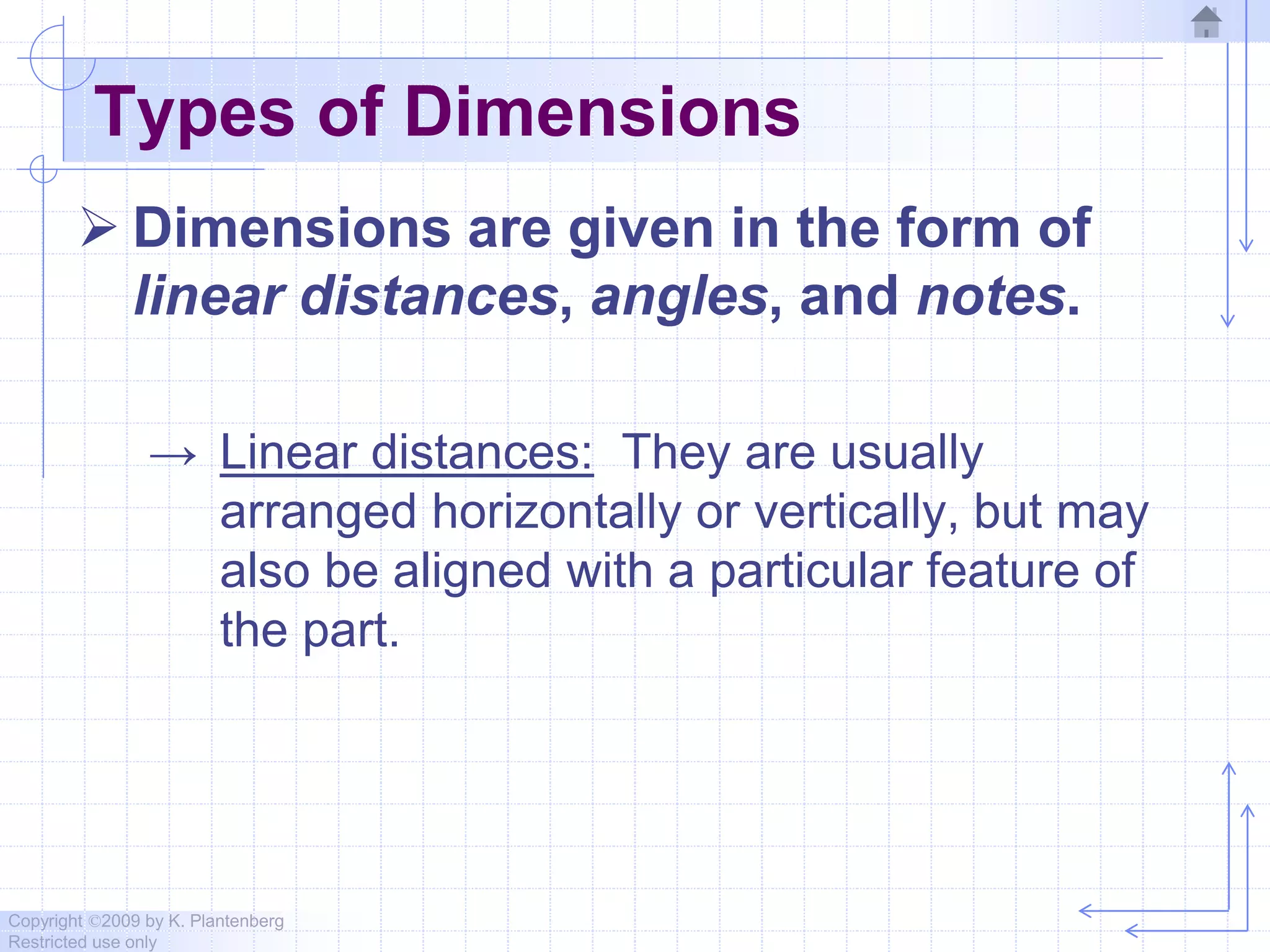Chapter 4 dimensioning - 2010 | PPTX