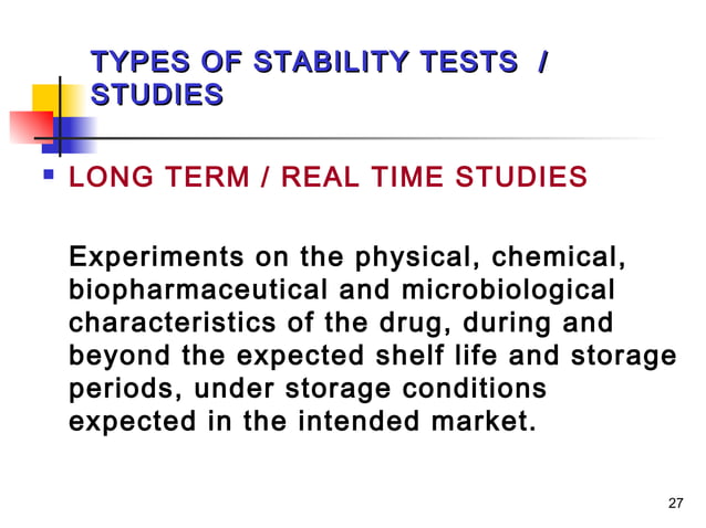 Chapter 4 drug cosmetic stability | PPT