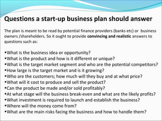 Chapter 4 writing a business plan(entrepreneurship) | PPT