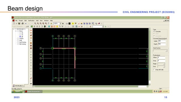 CHAPTER 4-esteem structural software application | PPTX | Computer ...