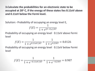 Chapter 4- fermi dirac maths powerpoint presentation | PDF