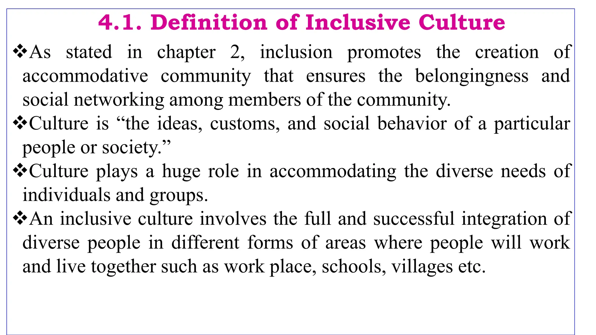 Chapter 4 - FINAL Promoting Inclusive Culture.ppt
