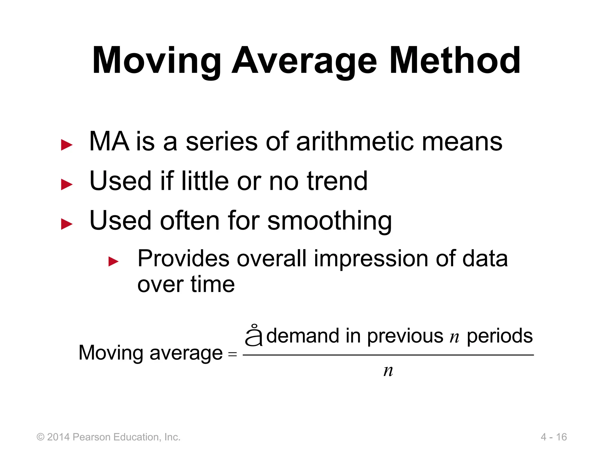 Chapter 4-Forecasting Operations management | PDF