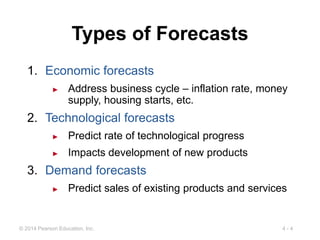 Chapter 4-Forecasting Operations management | PDF