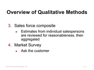 Chapter 4-Forecasting Operations management | PDF