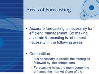 Forecasting in Management- Methods,features,advantages,importance and ...