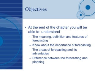Forecasting in Management- Methods,features,advantages,importance and process | PPTX | Business ...