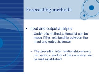 Forecasting in Management- Methods,features,advantages,importance and ...