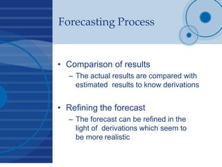 Forecasting in Management- Methods,features,advantages,importance and ...
