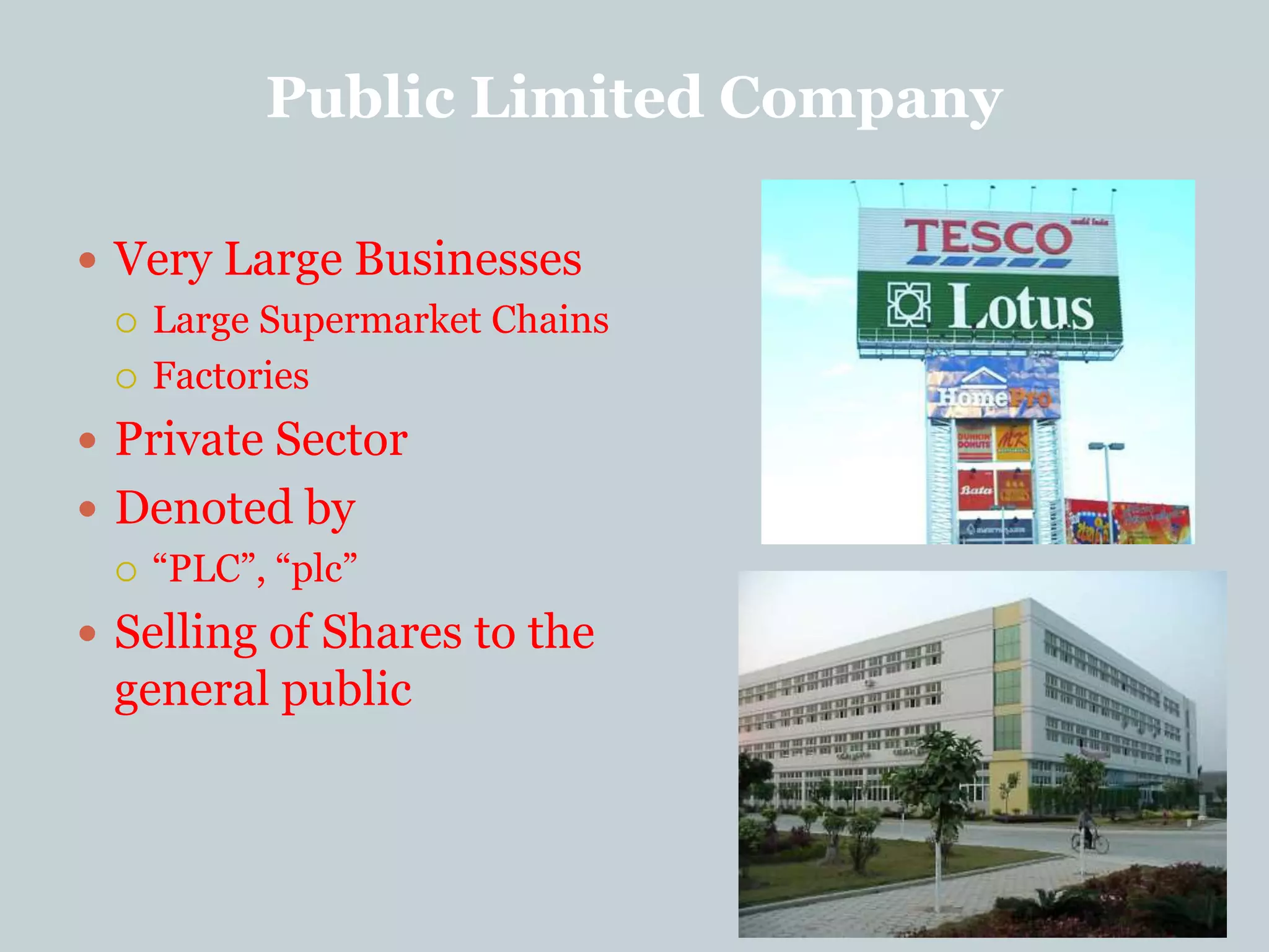 Chapter 4 forms of a business organisation | PPTX