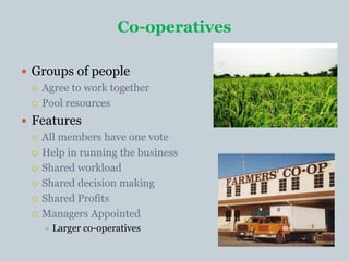 Chapter 4 forms of a business organisation | PPTX