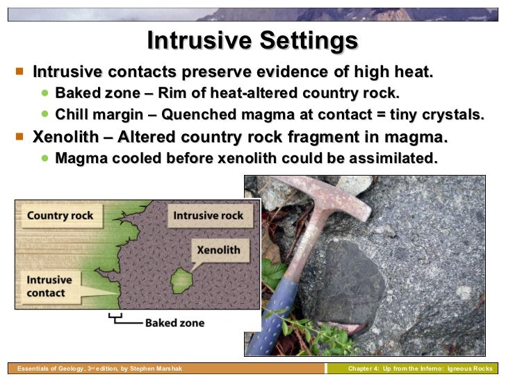 Chapter 4 igneous rocks