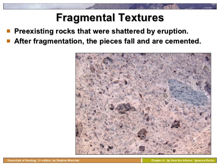 Chapter 4 igneous rocks