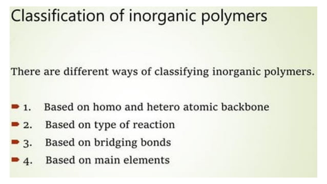 Chapter 4 - Inorganic Polymers.pdf | Chemistry | Science