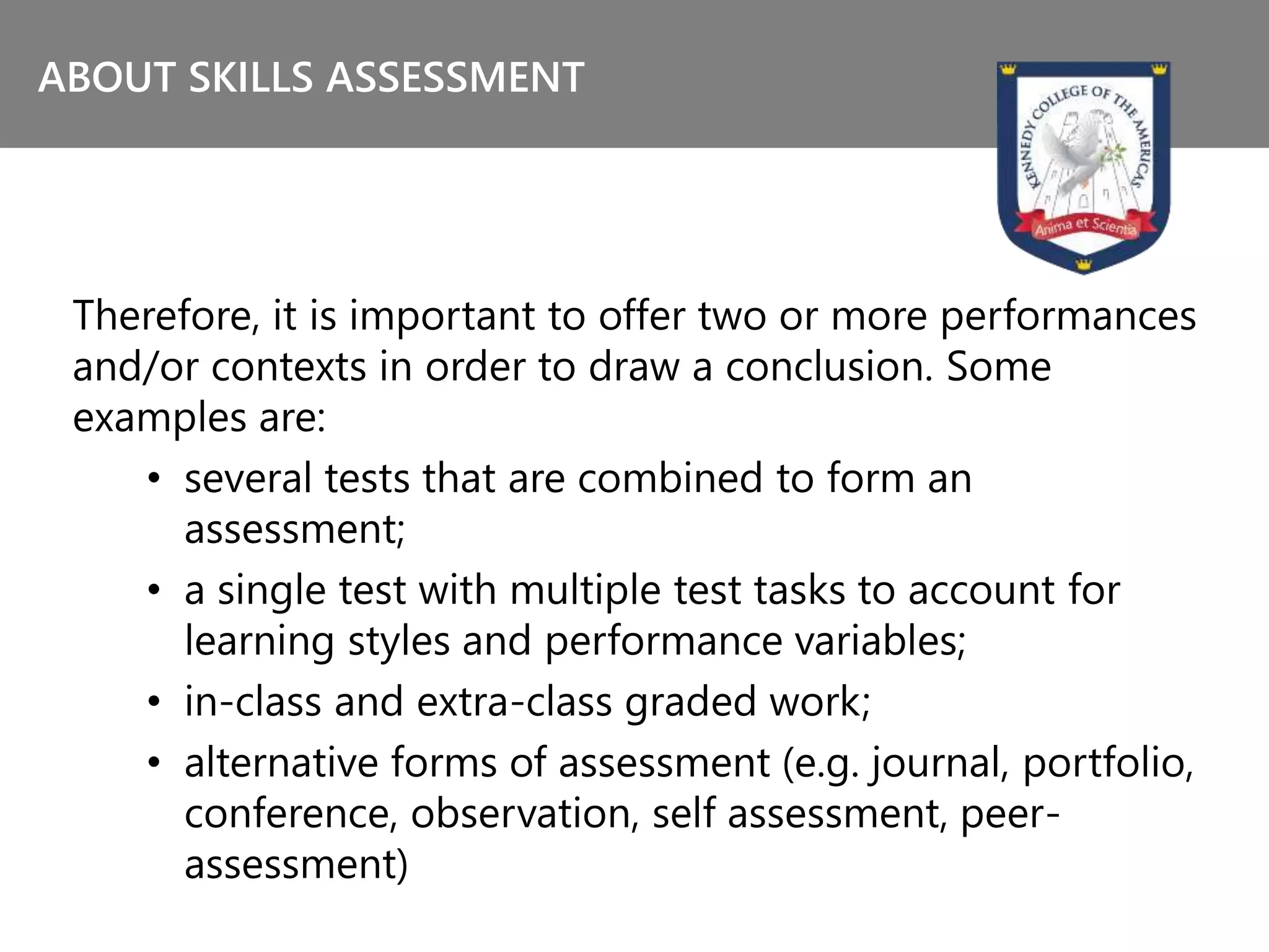 Chapter 4 introduction to assessing language skills | PPTX