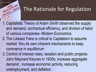 Chapter 4 Legal, Regulatory,Political issues | PPTX