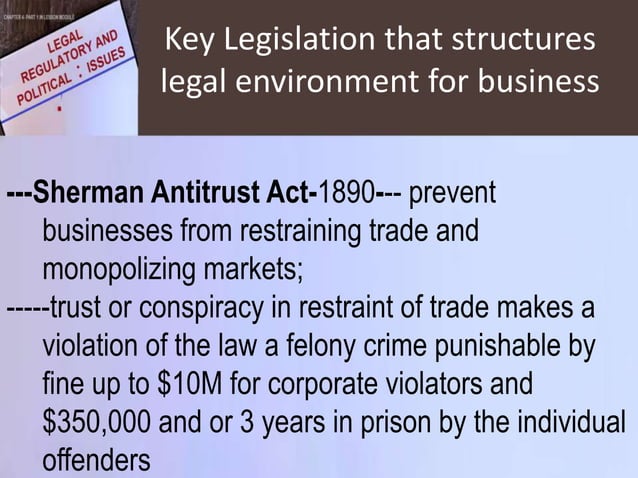 Chapter 4 Legal, Regulatory,Political issues | PPTX | Business ...
