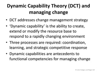 Chapter 4 managing change - power point slides | PPTX