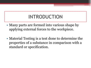 Chapter 4 material testing | PPT