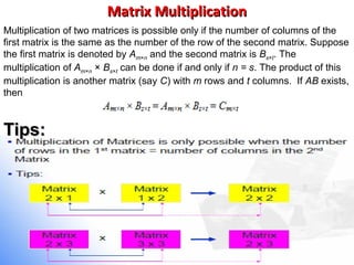 Chapter 4 matrix | PPT