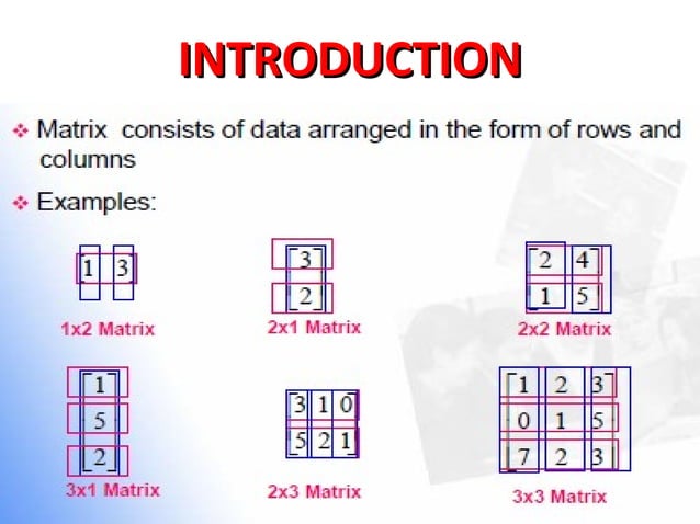 Chapter 4 matrix | PPT