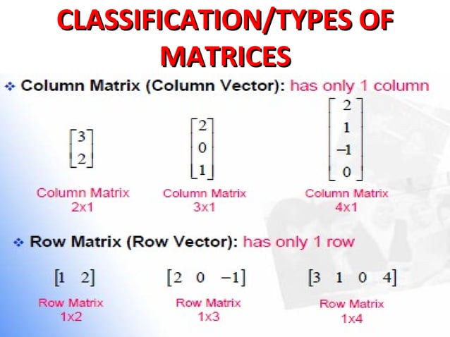 Chapter 4 matrix | PPT