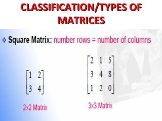 Chapter 4 matrix | PPT