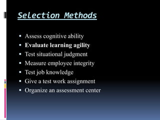 Chapter 4- Meaning and Methods of Selection.pptx