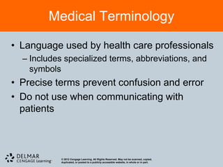 Chapter 4 Medical Terminology | PPT