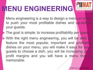 Menu Planning | PDF