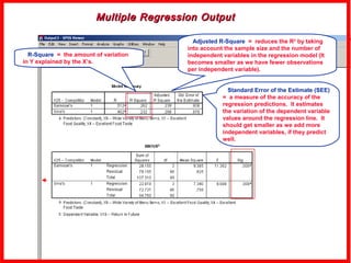 Chapter 4 - multiple regression | PPT