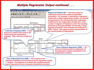 Chapter 4 - multiple regression | PPT