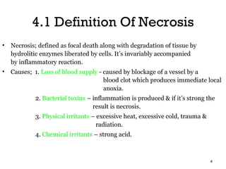 Necrosis | PPT | Digestive Disorders | Diseases and Conditions